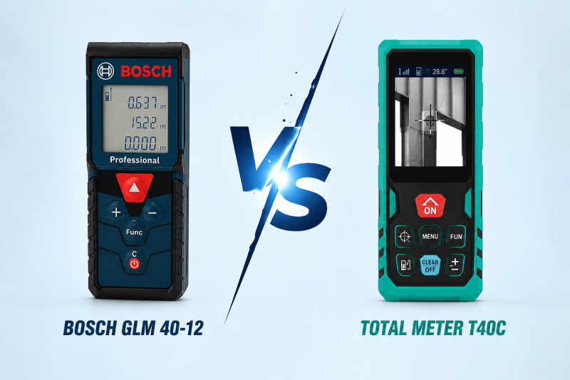 Bosch GLM 40-12 vs Total Meter T40C: Đâu là máy đo khoảng cách đáng mua ...